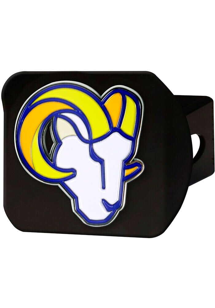 Los Angeles Rams BLUE Black Color Logo Hitch Cover - 16500617