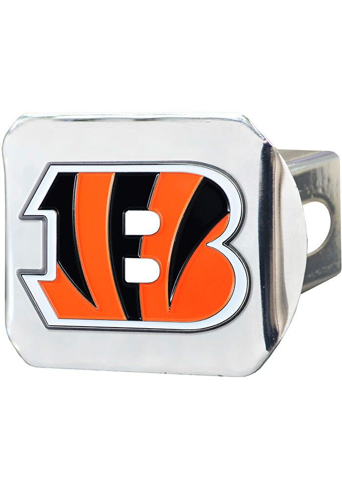 Cincinnati Bengals ORANGE Team Color Logo Hitch Cover - 16500798