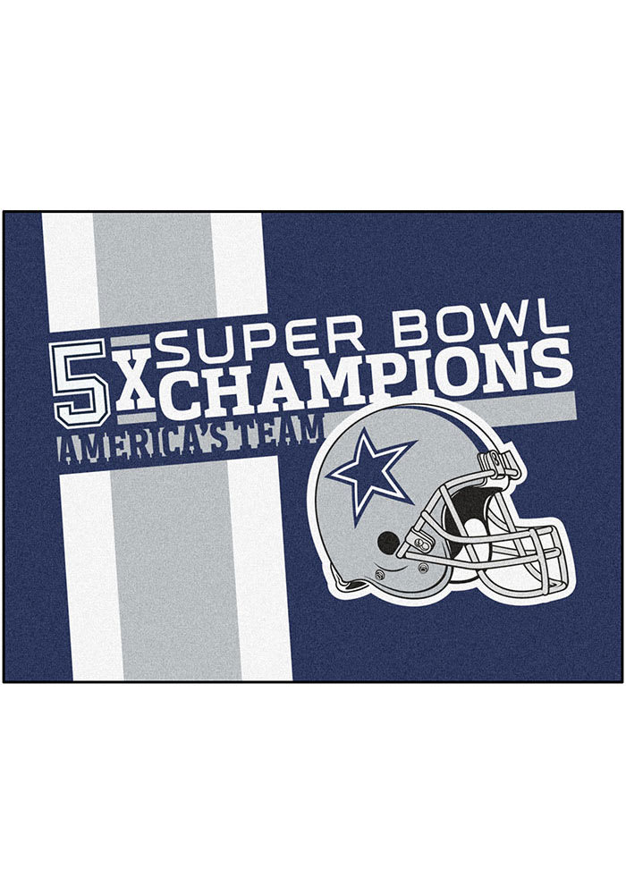 Dallas Cowboys Dynasty All Star Interior Rug
