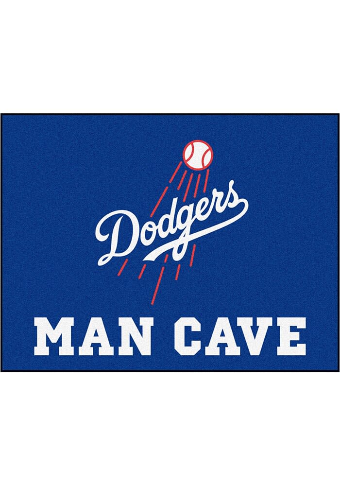 Los Angeles Dodgers Man Cave All Star Interior Rug BLUE - 16502276