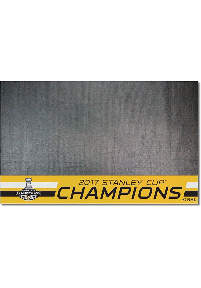 Pittsburgh Penguins 2017 Stanley Cup Champs Grill Mat - YELLOW
