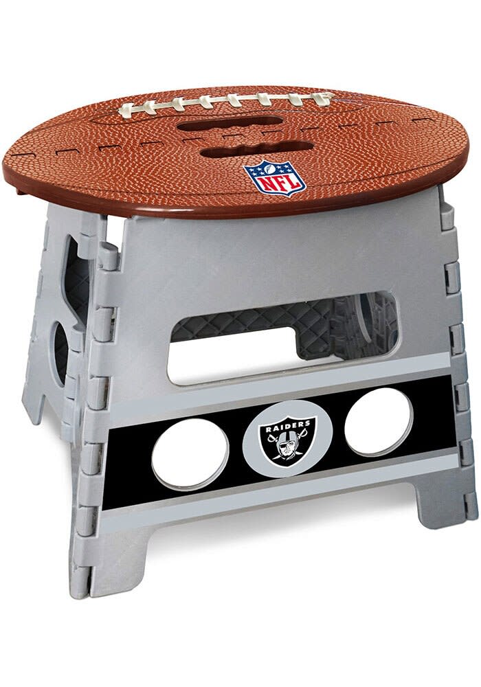 Las Vegas Raiders Folding Step Stool Step Stool - GRAY