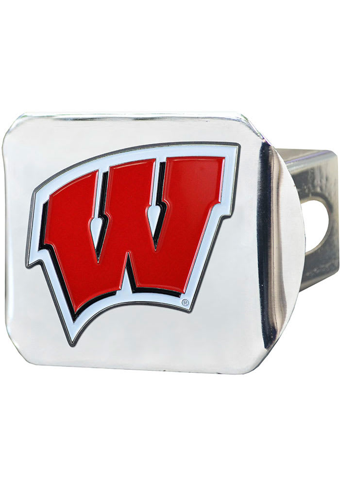 Sports Licensing Solutions CHROME Wisconsin Badgers Chrome Hitch Cover ...