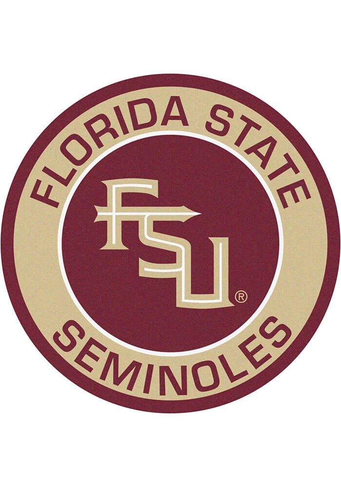Florida State Seminoles 27 Roundel Interior Rug RED - 1656598