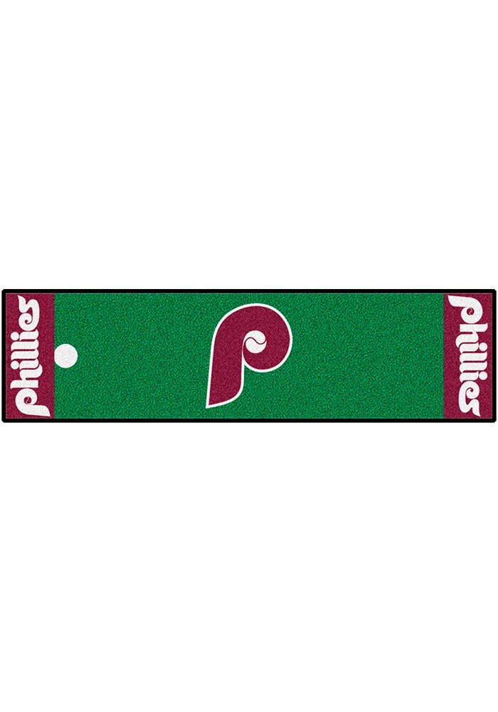 Philadelphia Phillies 18x72 Putting Green Runner Interior Rug Green