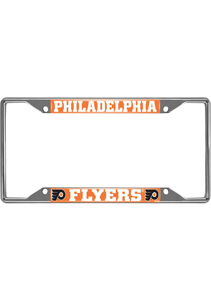 Philadelphia Flyers License Plate Frame - Philadelphia Flyers CHROME ...