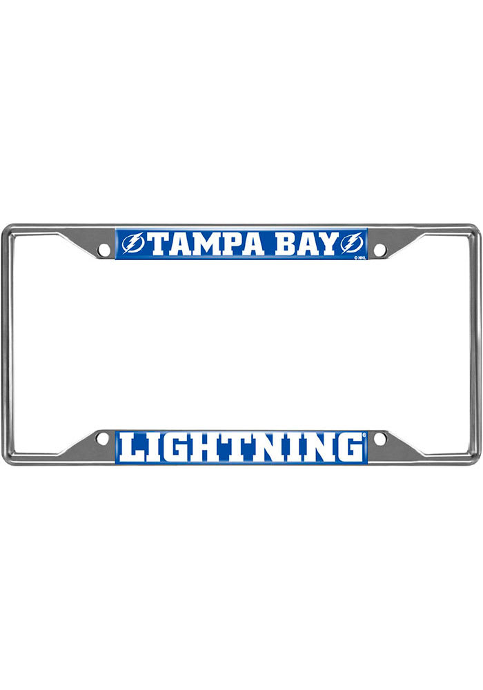 Tampa Bay Lightning License Plate Frame - Tampa Bay Lightning BLUE Logo ...