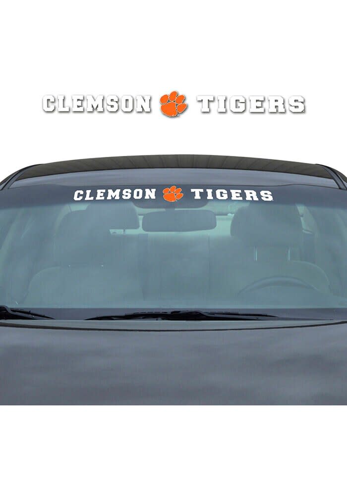 Sports Licensing Solutions Clemson Tigers Windshield Auto Decal - White