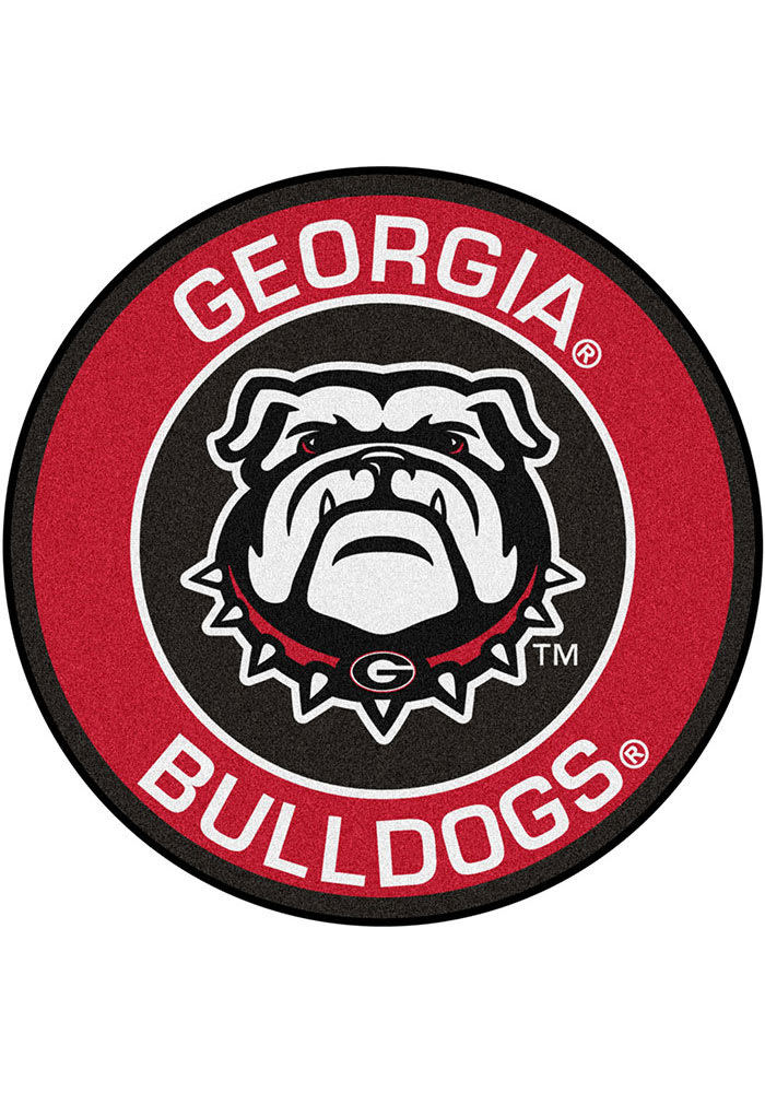 Georgia Bulldogs 27 Roundel Interior Rug BLACK - 1659601
