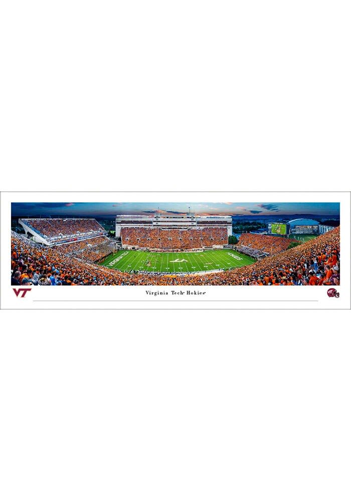 Blakeway Panoramas Virginia Tech Hokies ORANGE Orange Out Unframed ...