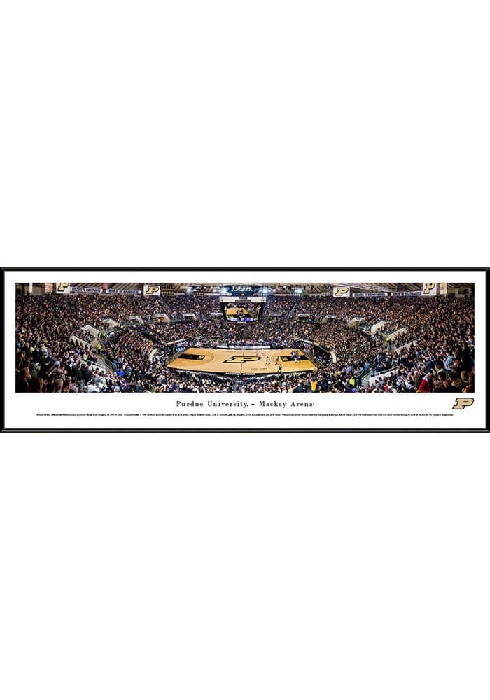 Blakeway Panoramas Purdue Boilermakers BLACK Mackey Arena Standard ...