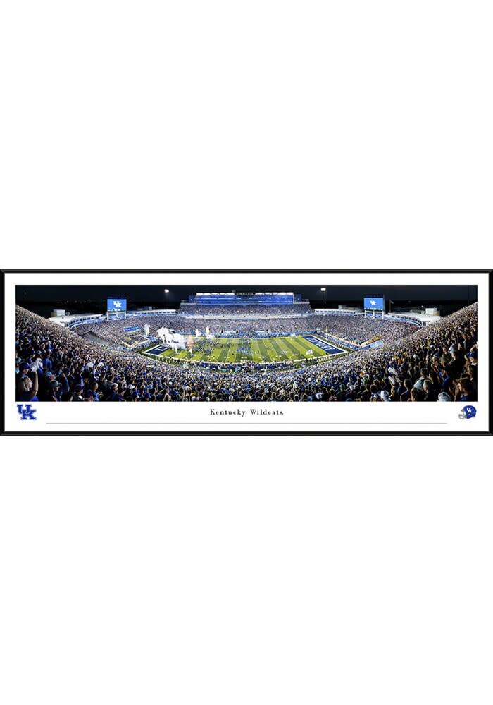 Blakeway Panoramas Kentucky Wildcats BLUE Kroger Field Standard Framed ...