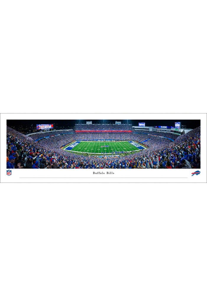 Blakeway Panoramas Buffalo Bills BLUE Night Game Panorama Unframed ...