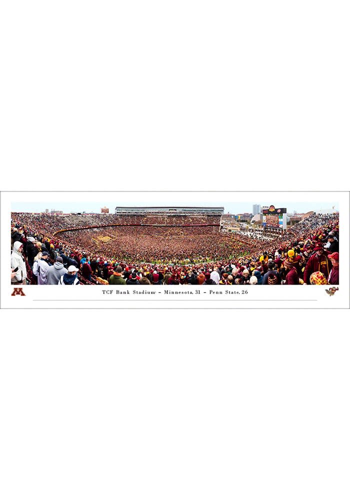Minnesota Golden Gophers MAROON Storm the Field Tubed Unframed Poster ...