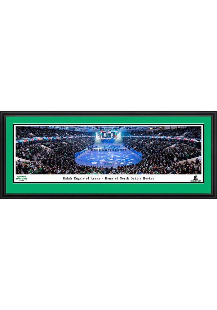 Blakeway Panoramas North Dakota Fighting Hawks GREEN Hockey Anthem ...