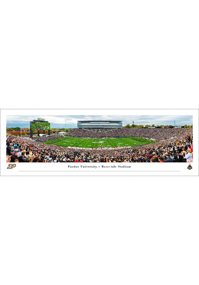 Blakeway Panoramas Purdue Boilermakers GOLD Football Tubed Design ...