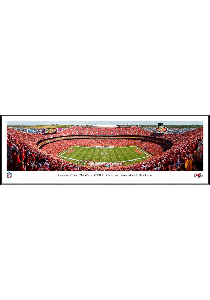 Blakeway Panoramas Kansas City Chiefs Red Standard Framed Posters - 1661781