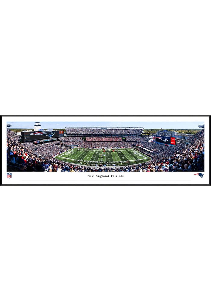Blakeway Panoramas New England Patriots White Gillette Stadium Standard ...