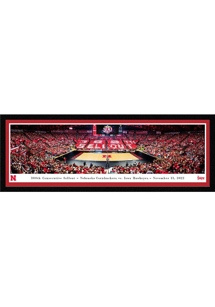 Nebraska Cornhuskers Red Select Design Framed Posters - 1662200