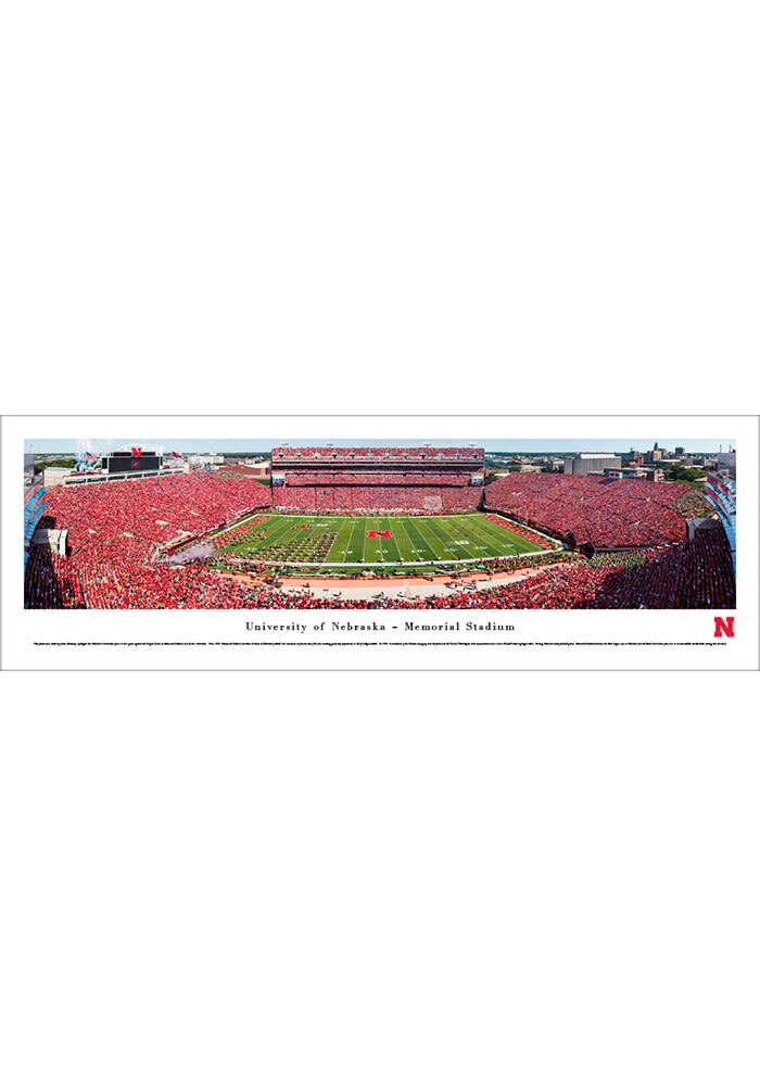 Nebraska Cornhuskers WHITE Memorial Stadium Tubed Unframed Poster ...