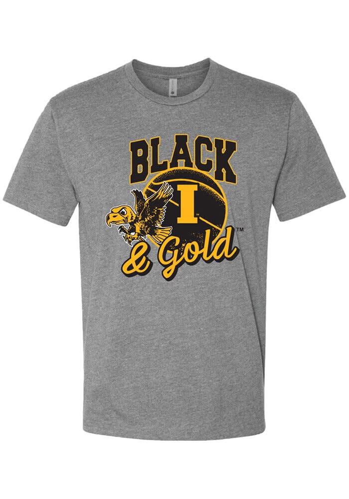 Summit Sportswear GREY Iowa Hawkeyes Basketball Black And Gold Short ...