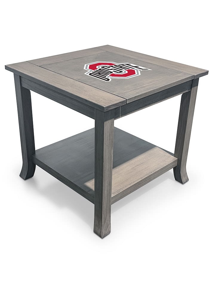 Imperial Ohio State Buckeyes Game Day Side Table ASH End Table - 16755742