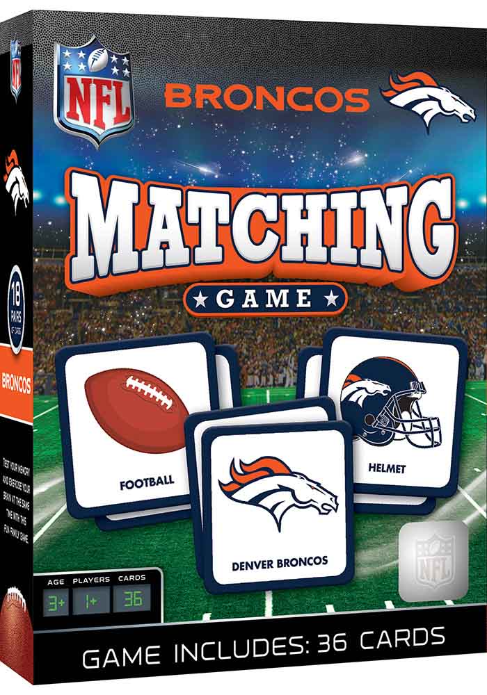 Denver Broncos Toy | Denver Broncos Game NAVY Matching - 1710421