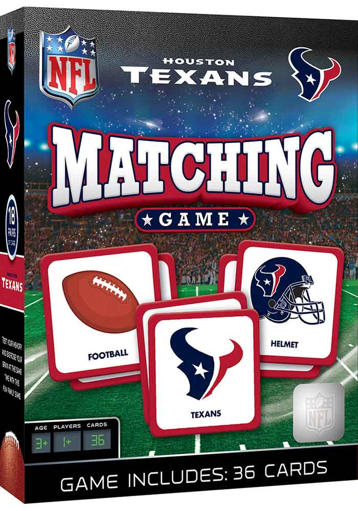 Houston Texans Toy | Houston Texans Game NAVY Matching - 1710431