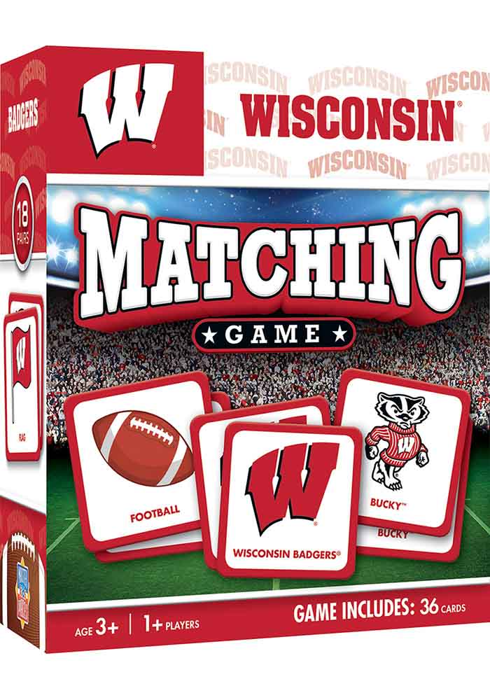 Wisconsin Badgers Toy | Wisconsin Badgers Game Red Matching - 1710439