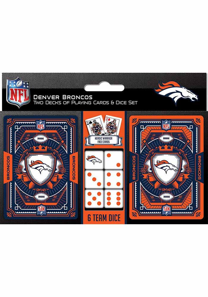 Denver Broncos Souvenir | Denver Broncos Playing Cards NAVY 2 Pack ...