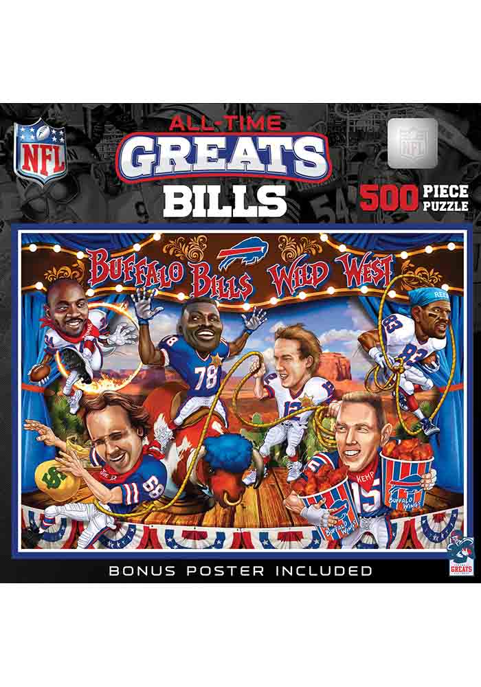Buffalo Bills BLUE All-Time Greats 500 pc Puzzle - 1710489