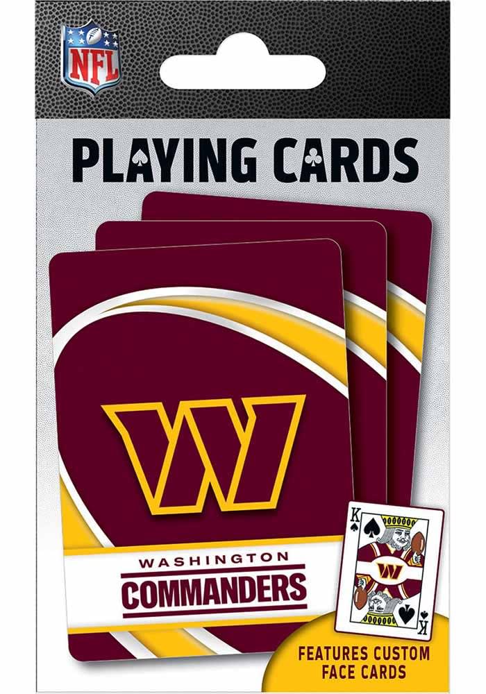 Washington Commanders Souvenir | Washington Commanders Playing Cards ...