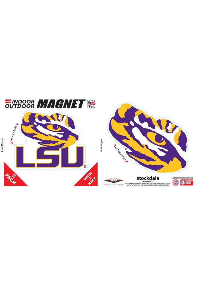 Clemson Magnet For Car LSU Tigers 6-Inch Magnet - Official Team Colors ...