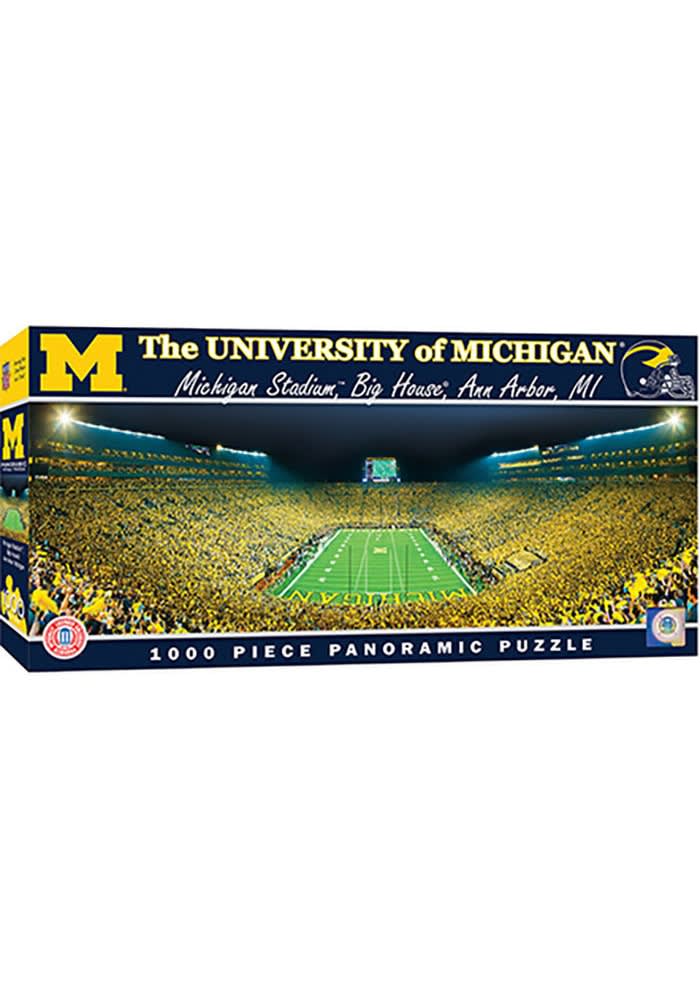 Michigan Wolverines BLUE Stadium Pano Puzzle - 17180024