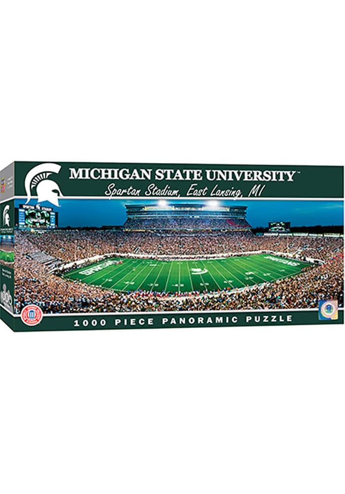Michigan State Spartans GREEN Stadium Pano Puzzle - 17180025