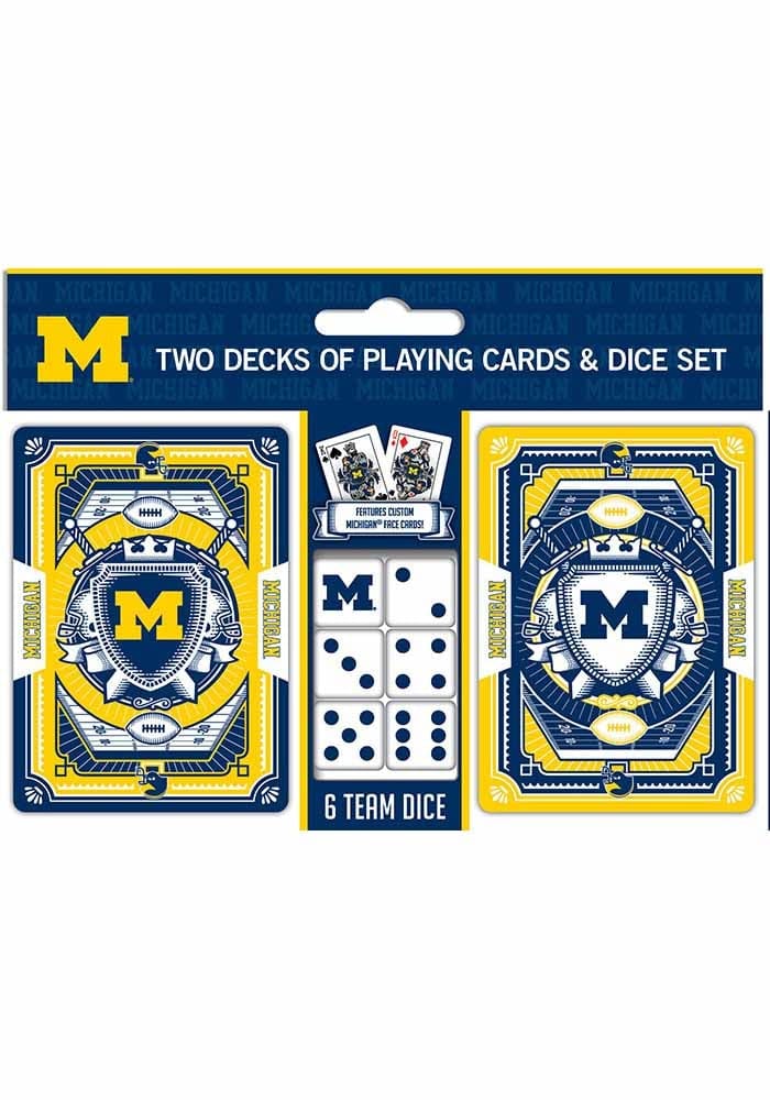 Michigan Wolverines YELLOW 2 Pack Playing Cards - 17180541