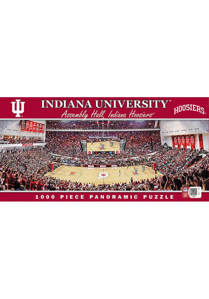 Indiana Hoosiers CRIMSON 1000 Piece Panoramic Puzzle - 17180637