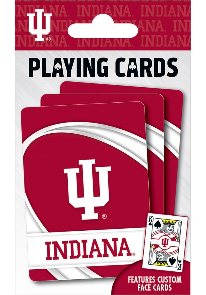 Indiana Hoosiers Souvenir | Indiana Hoosiers Playing Cards CRIMSON Team ...