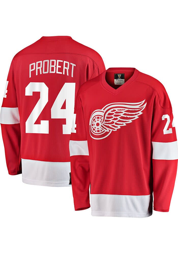 Bob Probert Detroit Red Wings Mens Red Vintage Breakaway Hockey Jersey ...