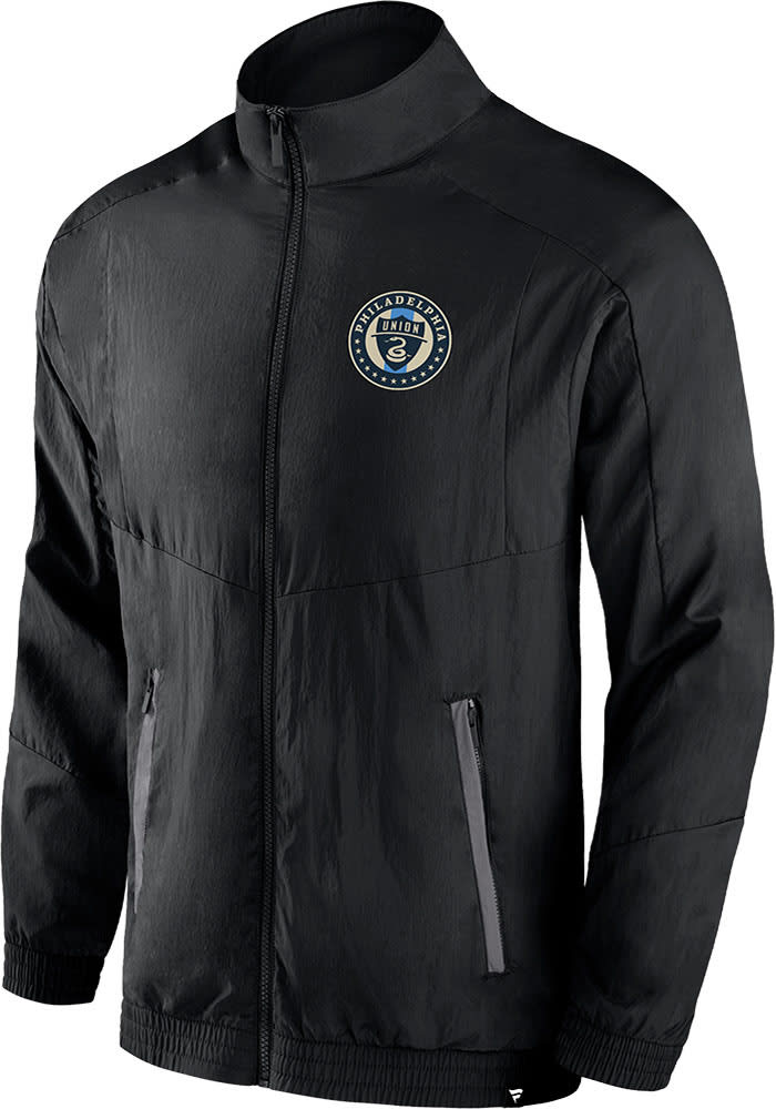 Philadelphia Union Mens Header BLACK Light Weight Jacket