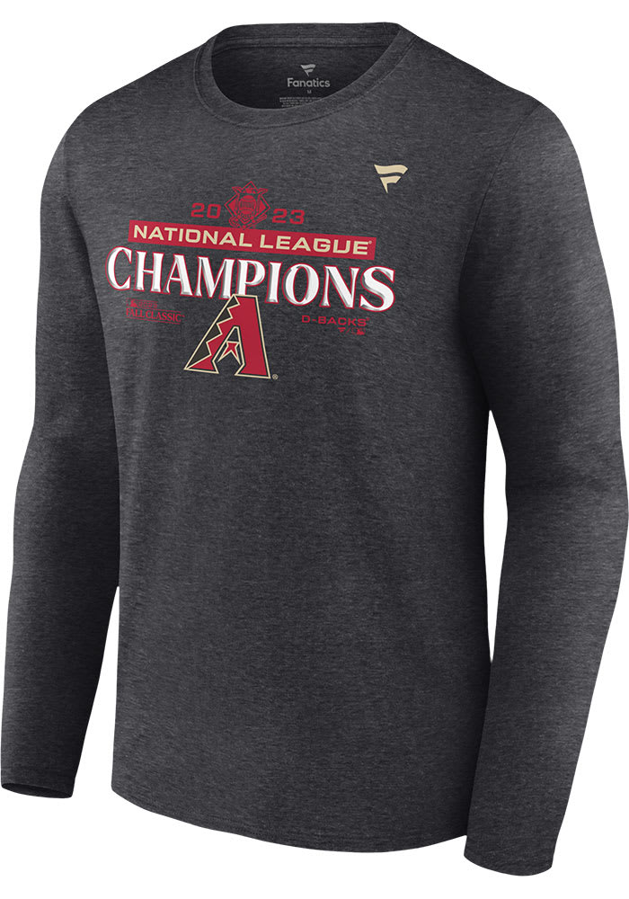 Arizona Diamondbacks 2023 League Champions Locker Room CHARCOAL Long ...