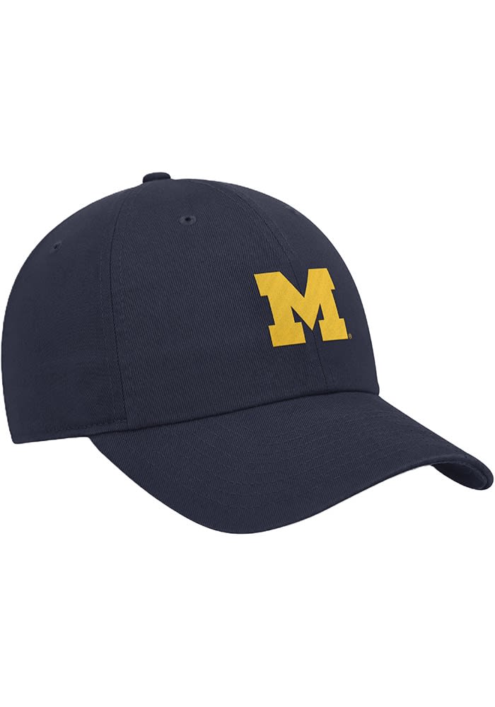 Nike BLUE Michigan Wolverines Club Cap Unstructured Adjustable Hat ...