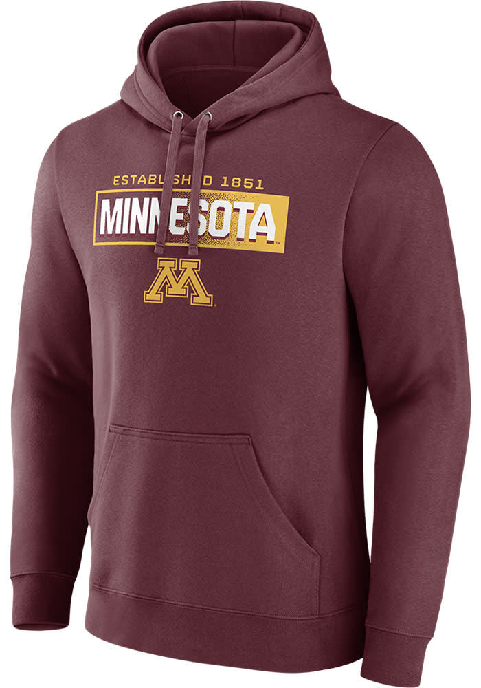 Mens MAROON Minnesota Golden Gophers Iconic Hoodie - 172805674