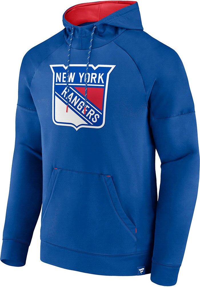 New York Rangers Mens ROYAL Iconic Defender Hood - 172807949