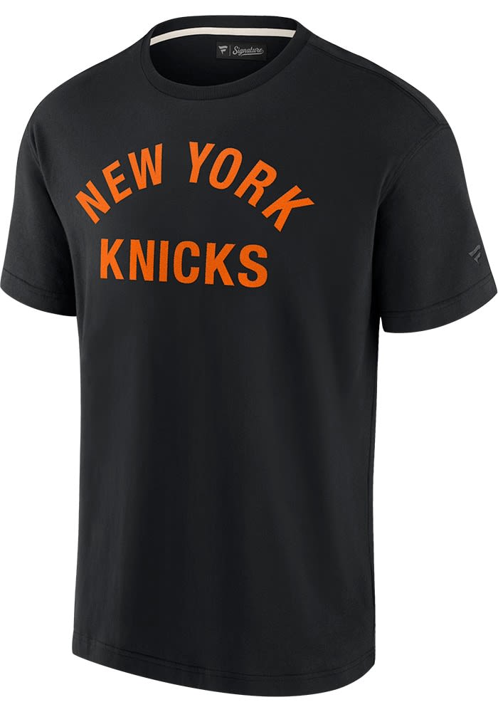 New York Knicks BLACK Signature Short Sleeve T Shirt - 172812087