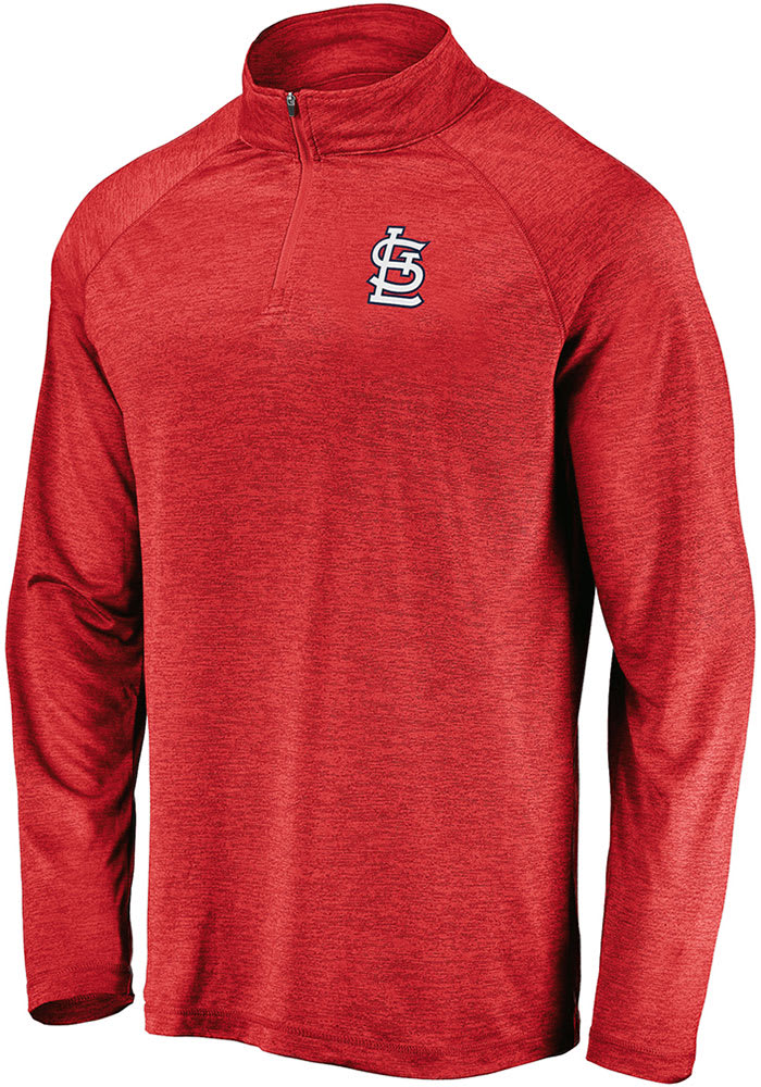 St Louis Cardinals Iconic Striated Pullover - Red