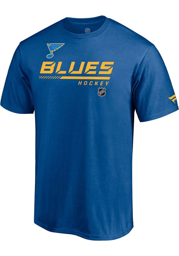 St Louis Blues ROYAL Locker Room Alt Speed Short Sleeve T Shirt - 17284824