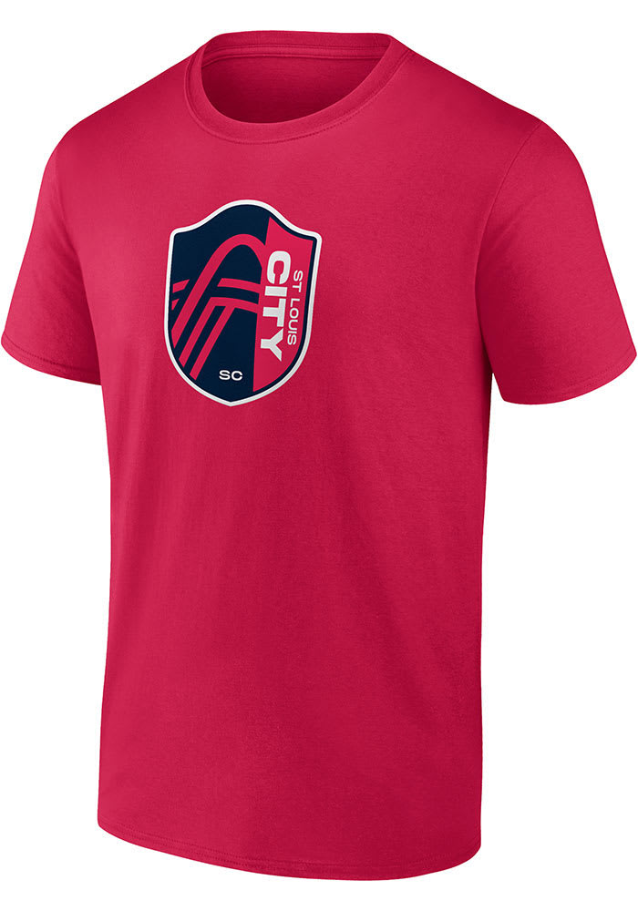 St Louis City SC PINK TEAM LOGO Short Sleeve T Shirt - 17286154