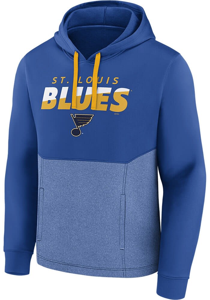 St Louis Blues Mens ROYAL Poly/Chiller Hood - 17286599