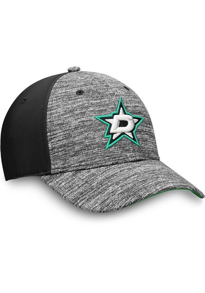 Dallas Stars Mens BLACK Defender Flex Hat - 17287189